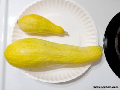 Simple Summer Squash Casserole with Cheese and Crackers